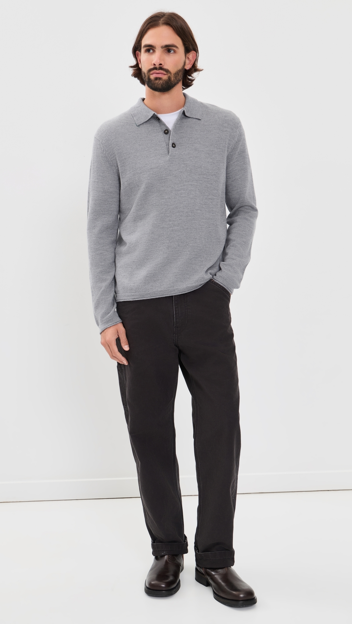 JOE'SJEANS merino polo sweater